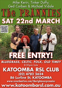 THE PRANNIES - MIKE KERIN, TINKER DUFFY, GED CORBAN & MICHAEL VIDALE ...