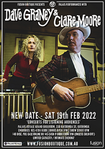 Palais Performances: DAVE GRANEY & CLARE MOORE in Concert at the Palais Royale Ballroom ...